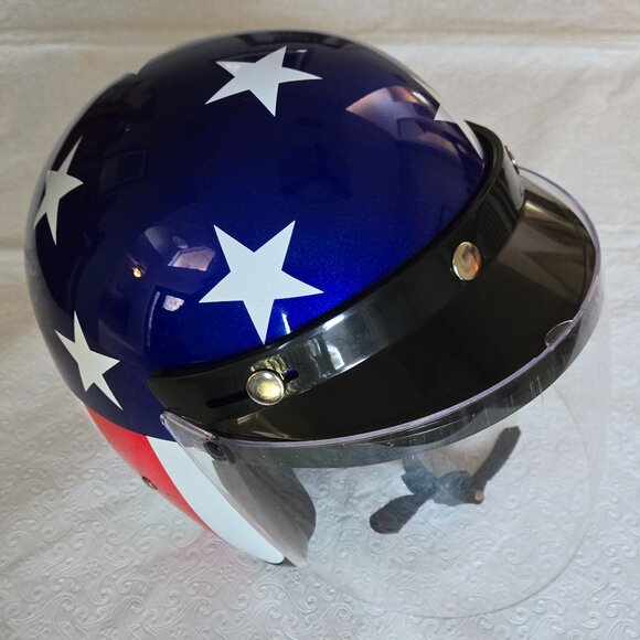 Daytona | Other | Daytona Cruiser Captain America Motorcycle Helmet ...